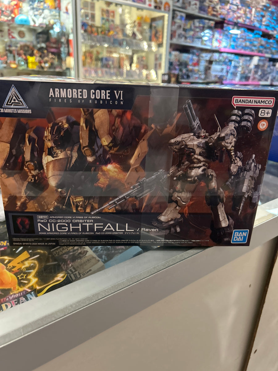 Bandai Armored Core Ⅵ RaD CC-2000 Orbiter Nightfall 30MM 1/144 Model K ...