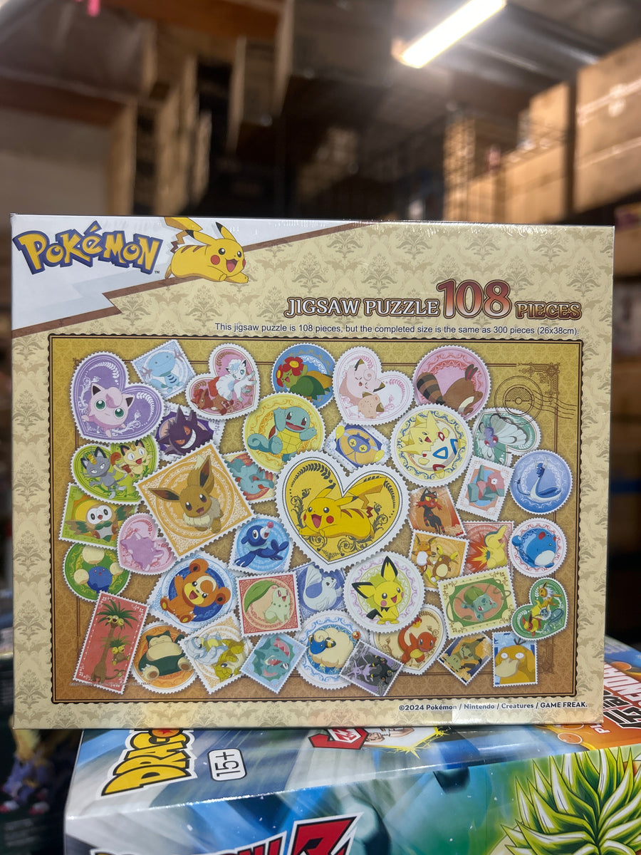 Ensky Pokemon Postage Stamp Character Art 108 Piece Jigsaw Puzzle NEW ...
