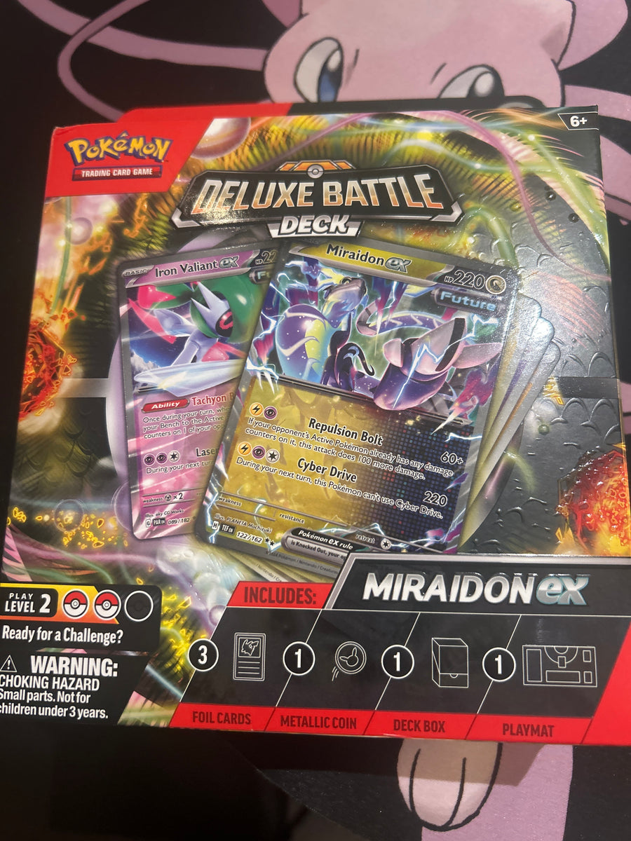 Pokemon Trading Cards - Deluxe Battle Deck - MIRAIDON EX (60-Card Deck ...