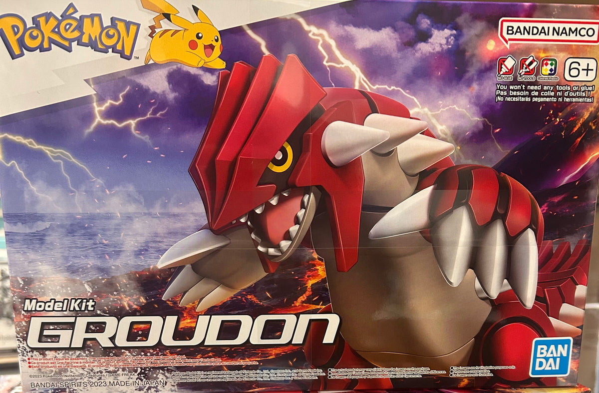 Bandai Pokemon Groudon Buildable Plastic Model Kit Figure – Toy Mandala