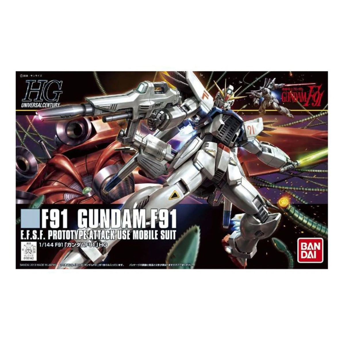 Bandai Gundam HG F91 Gundam Model Kit – Toy Mandala