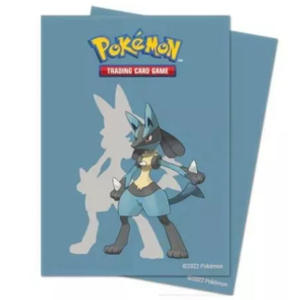 Pokemon Lucario 65 count sleeves – Toy Mandala